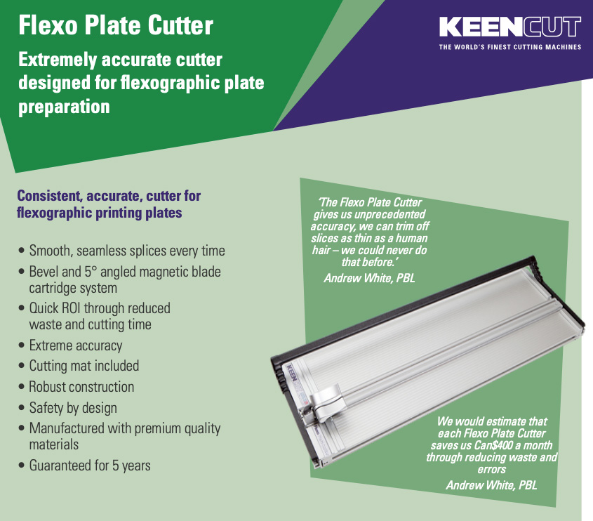 Flexo Plate Cutter - Williamson Printing Materials Inc.